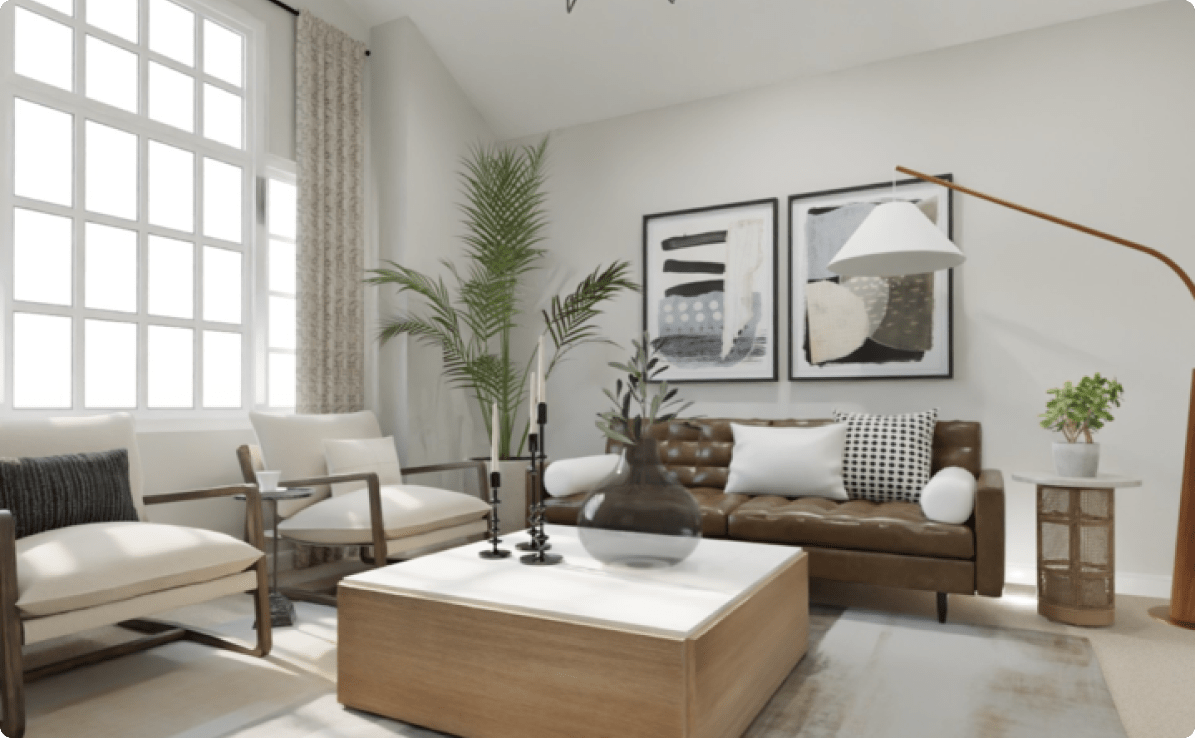 3D render examples made with Floorplanner