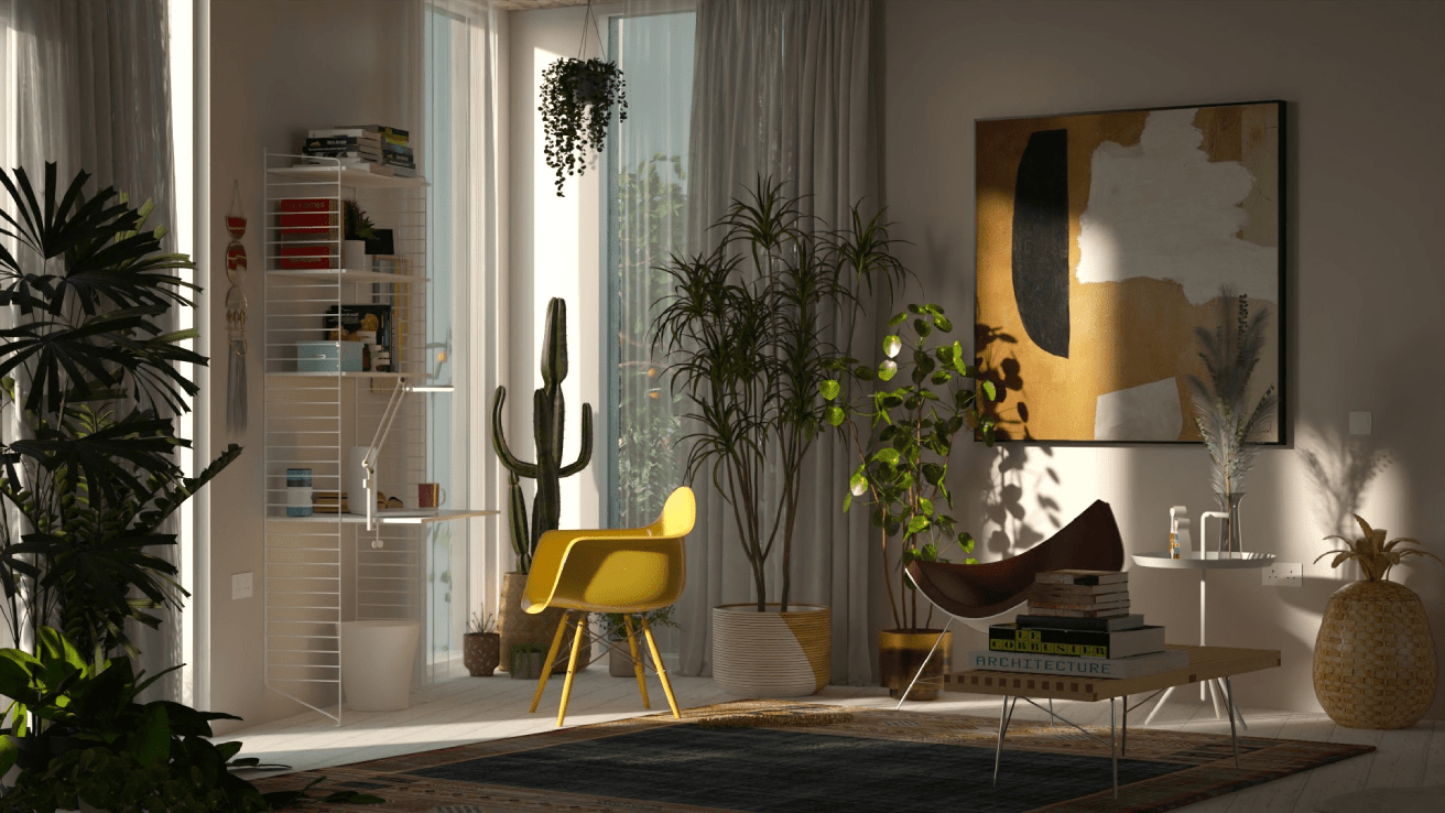 3D render examples made with Floorplanner